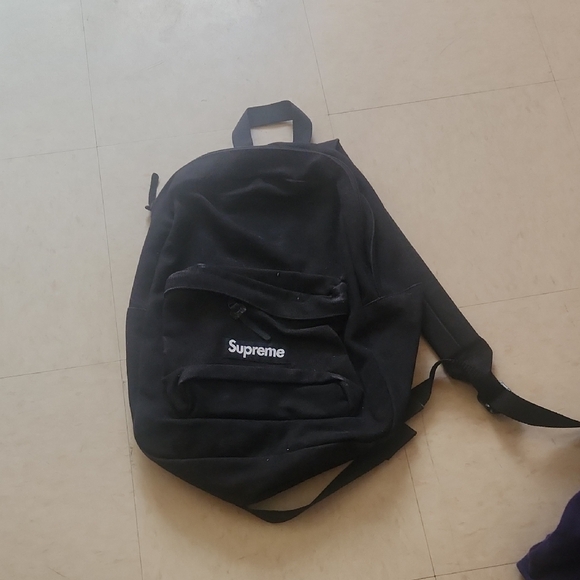 Supreme | Bags | Supreme Black Backpack Classic Design | Poshmark